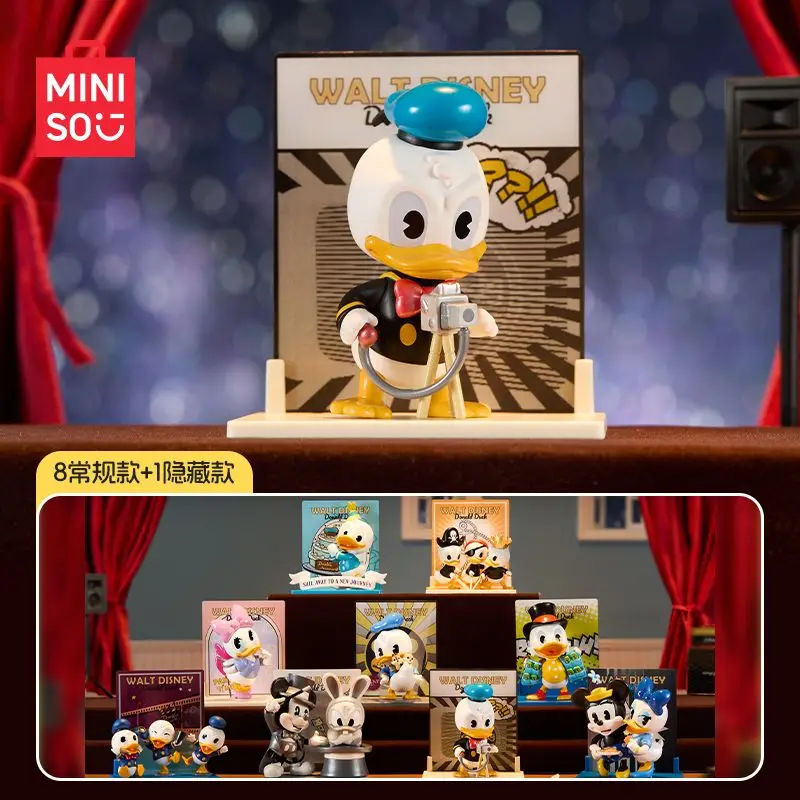 MINISO-Modelo-da-s-rie-Pato-Donald-Caixa-cega-Cartoon-Anime-Ornamento ...