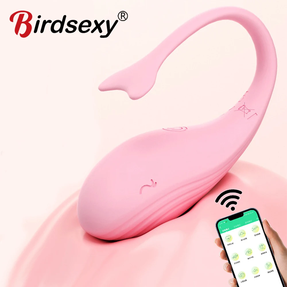9 Speed App Controlled Vaginal Vibrators G Spot Anal Vibrating Egg Massager Wearable Stimulator