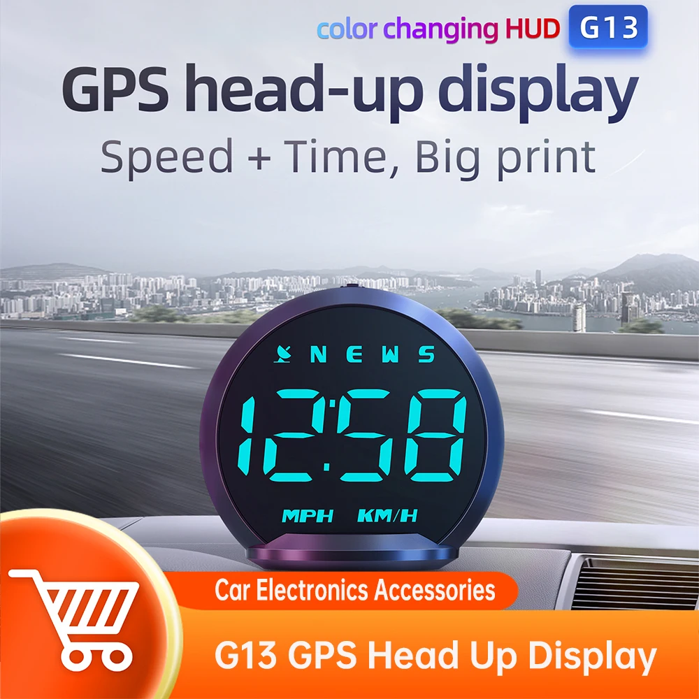G13-Digital-GPS-Speedometer-KMH-MPH-Multifunction-Display-compass-Clock ...