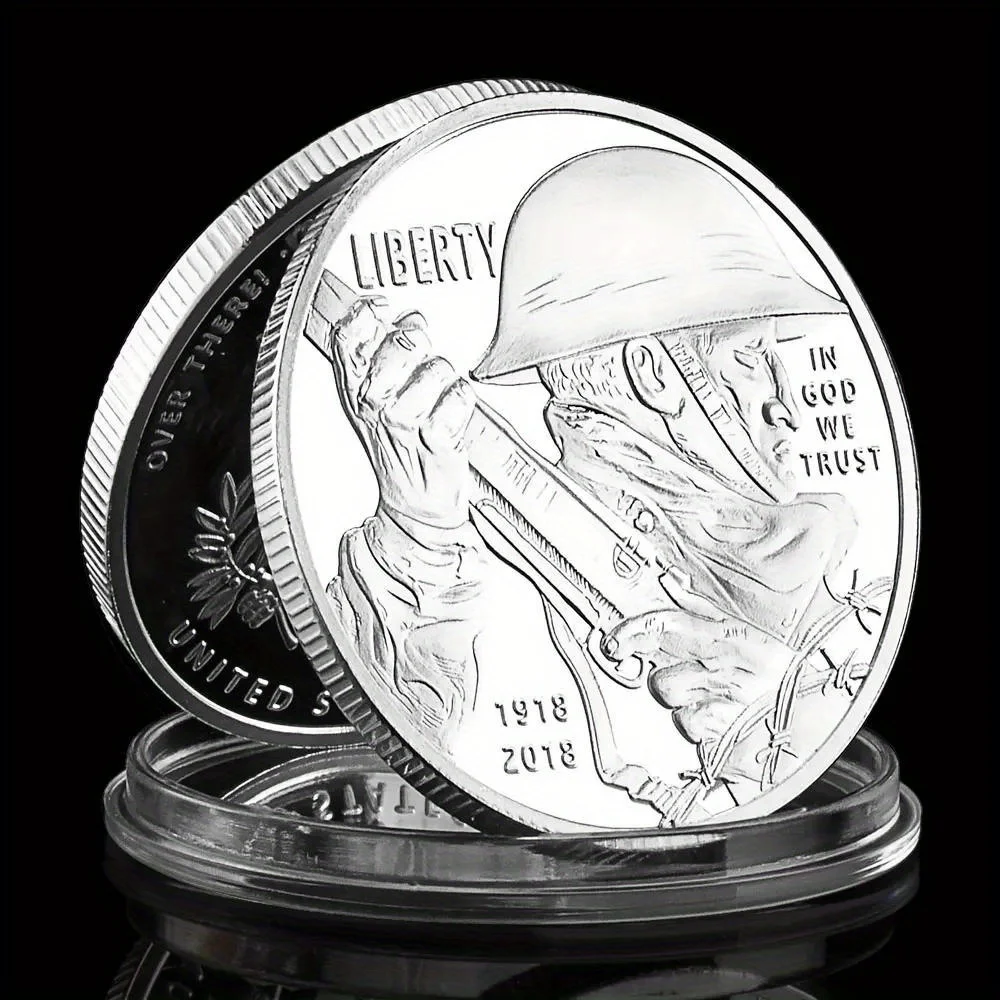 The Centenary of The First World War(1918-2018) Souvenir Silvey Plated ...