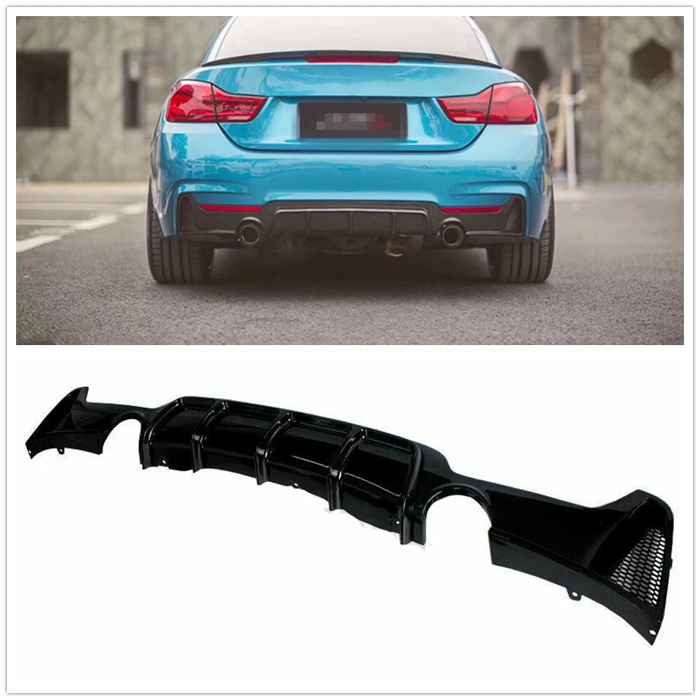Rear-Bumper-Diffuser-Lip-Car-Splitter-Spoiler-Plate-For-BMW-F32-F33-F36 ...