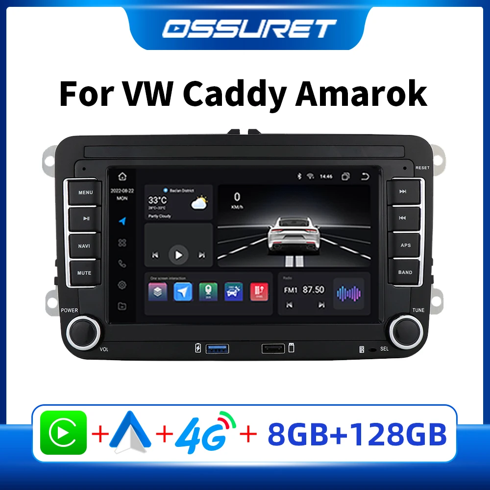 Android Car Multimedia For Vw Caddy Amarok Passat B6 Cc Golf 5 Polo For ...