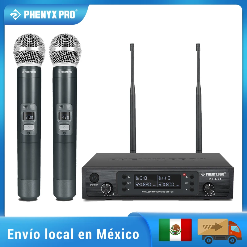 Phenyx-Sistema-de-micr-fono-inal-mbrico-Dual-accesorio-profesional ...