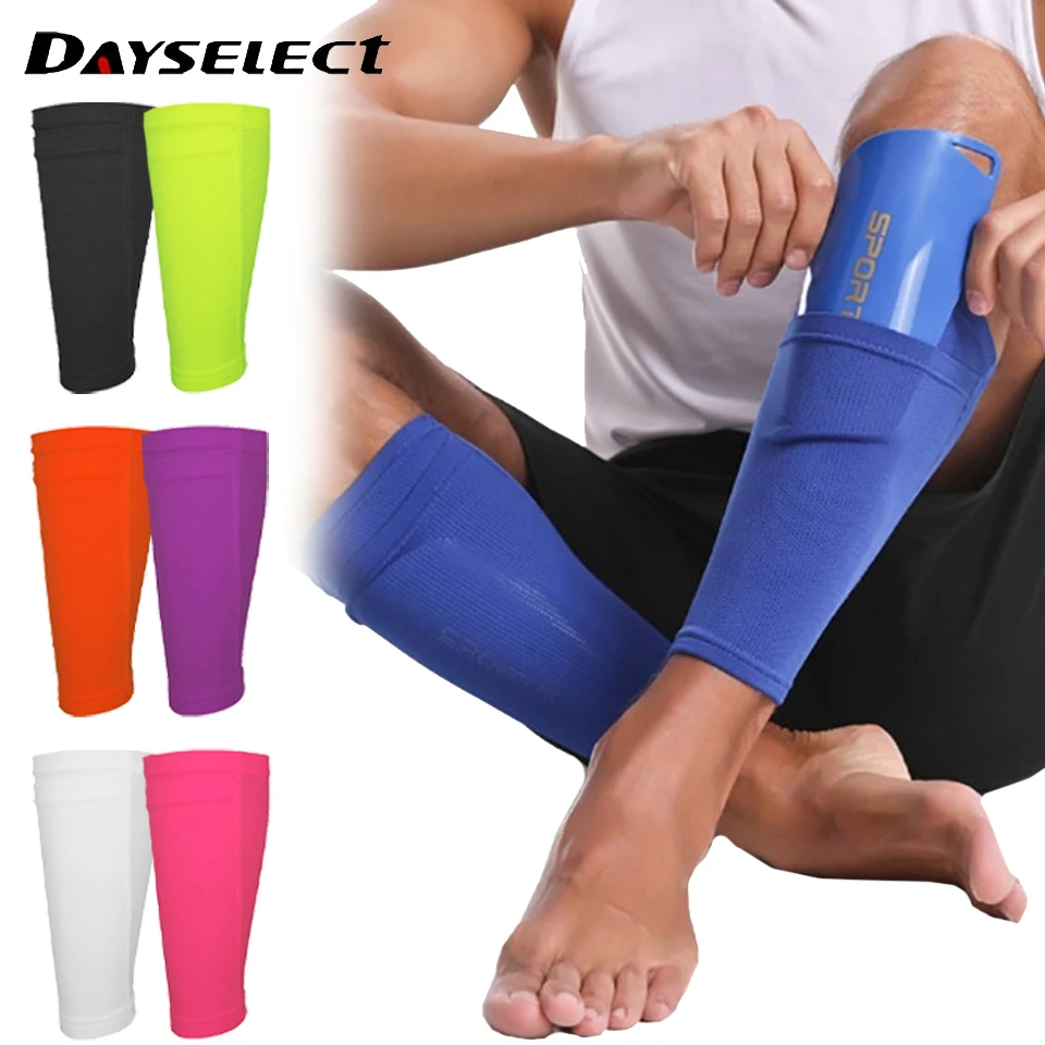 1-Pair-Breathable-Sports-Soccer-Shin-Guards-Pad-Cover-Instep-Sock-Leg ...