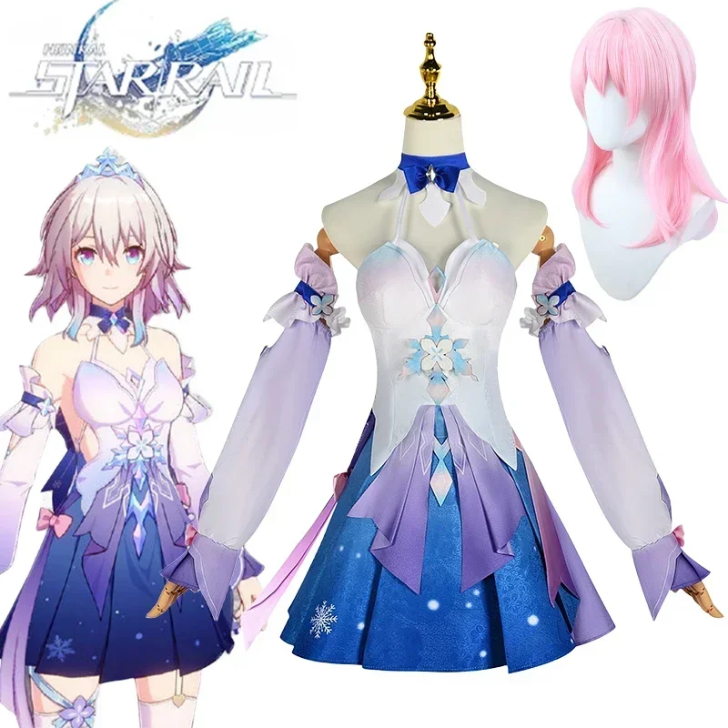 Anime-Game-Honkai-Star-Rail-March-7th-New-Skins-Cosplay-Costume-Dress ...
