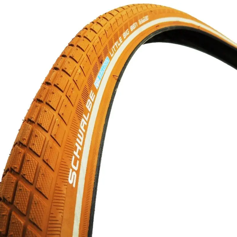 SCHWALBE-Little-Big-Ben-28-1-5-700-38c-Brown-Reflective-Bean-700c-38c ...