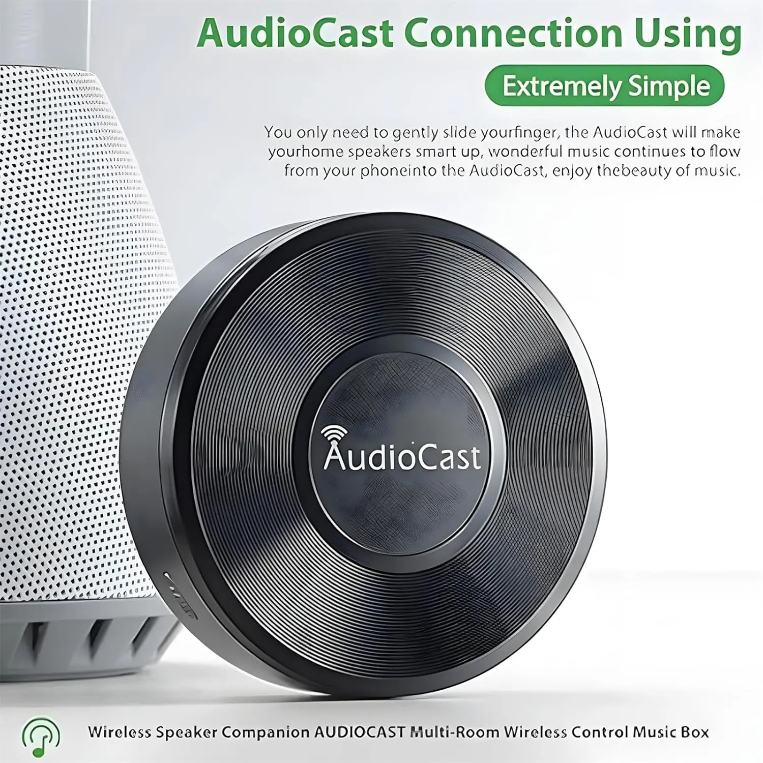M5 AudioCast HiFi Music Receiver Airplay DLNA i OS and Android Airmusic ...