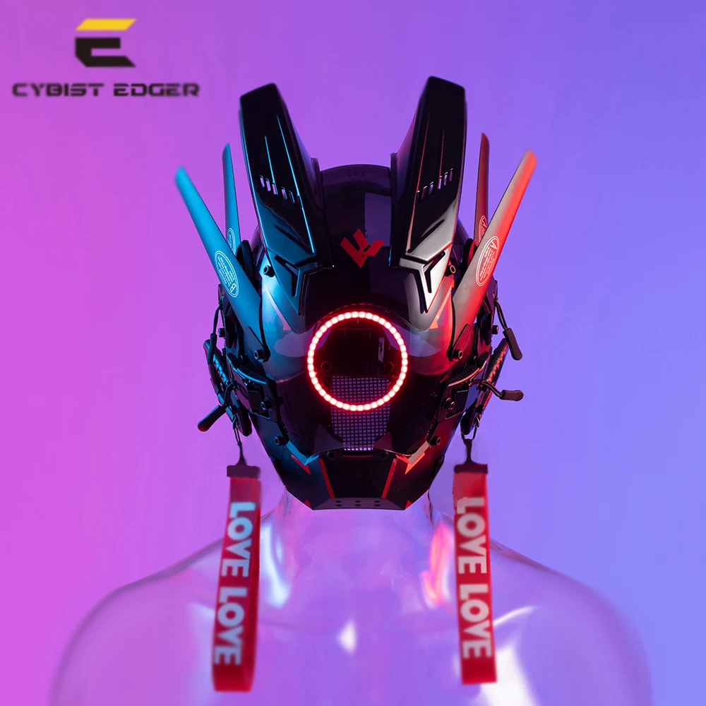 Cyberpunk-Mask-Blue-Red-LED-Lighting-Music-Festival-Fantastic-Cosplay ...
