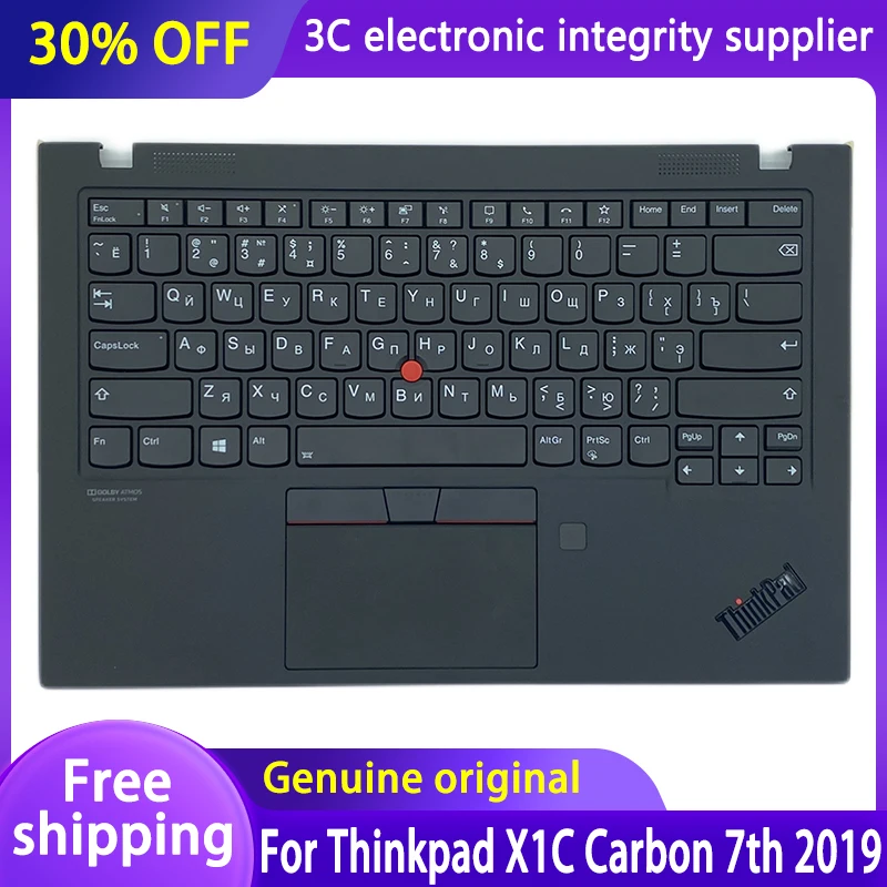 New-Russian-Keyboard-For-Lenovo-Thinkpad-X1C-Carbon-7th-2019-Notebook ...