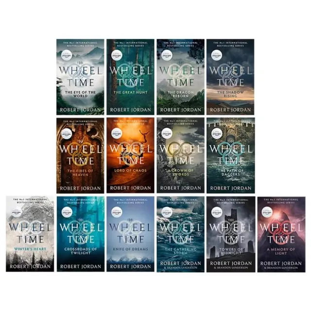 Official The Wheel of Time Vol 1-14 English Novel Book Film and ...