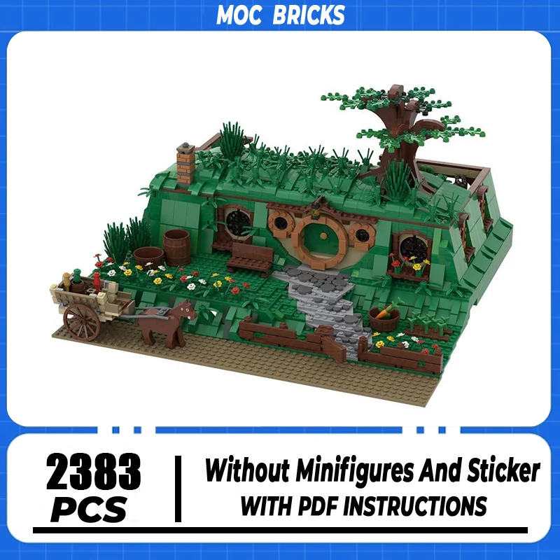 Magical-Rings-Building-Blocks-Modelo-Cena-de-Filme-Bag-End-House ...