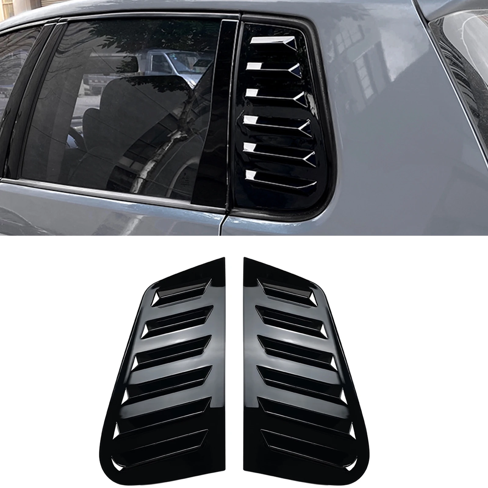Rear-Side-Window-Louver-Shutter-Cover-Trim-Windshield-Shade-For ...