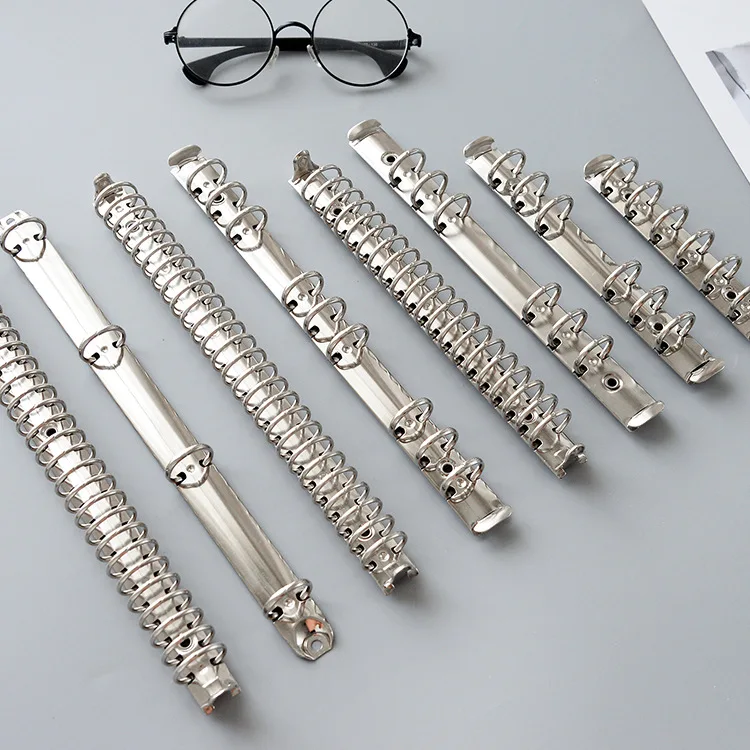 A4 A5 A6 A7 Metal Loose Leaf Binder Clip, Spiral DIY Notebook Paper ...