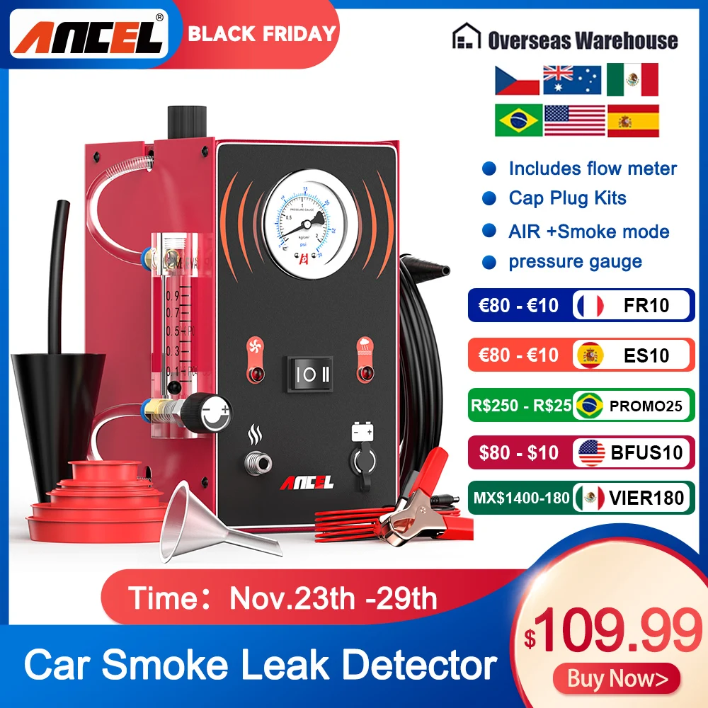 ANCEL-S300-Car-Smoke-Leak-Detector-12V-Gerador-de-Fuma-a-EVAP-Pipe-Leak ...