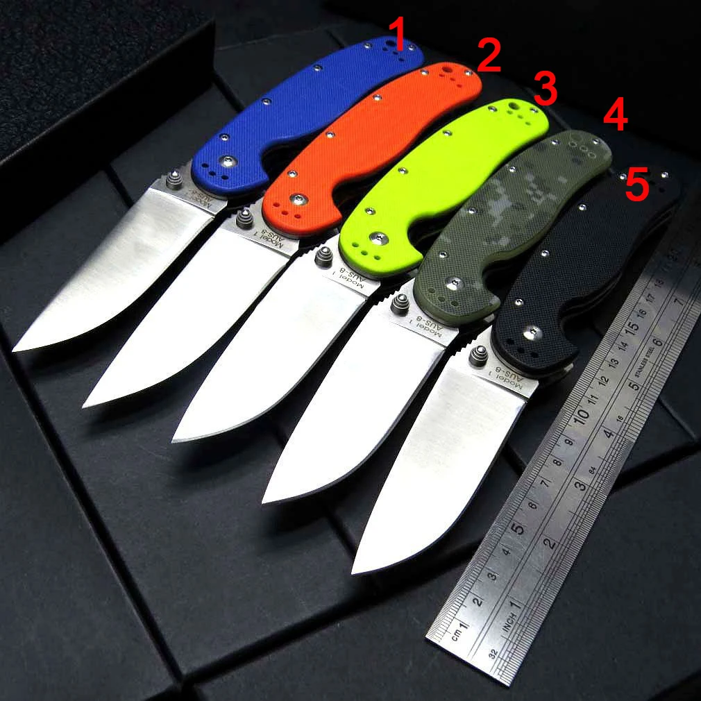 Outdoor-Multicolor-Tactical-Folding-Knife-G10-Handle-8cr18mov-Blade ...