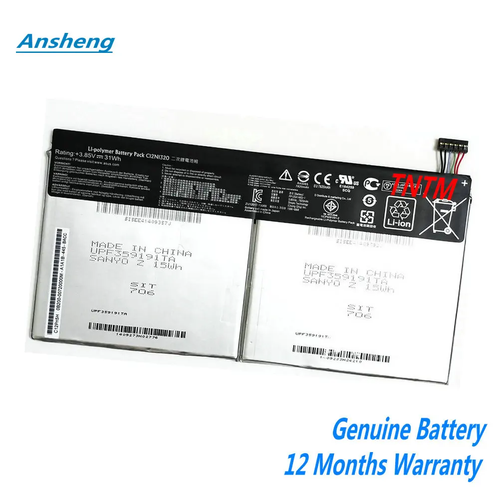 Original 3.8V 31Wh C12N1320 Battery For ASUS Transformer Book T100 ...