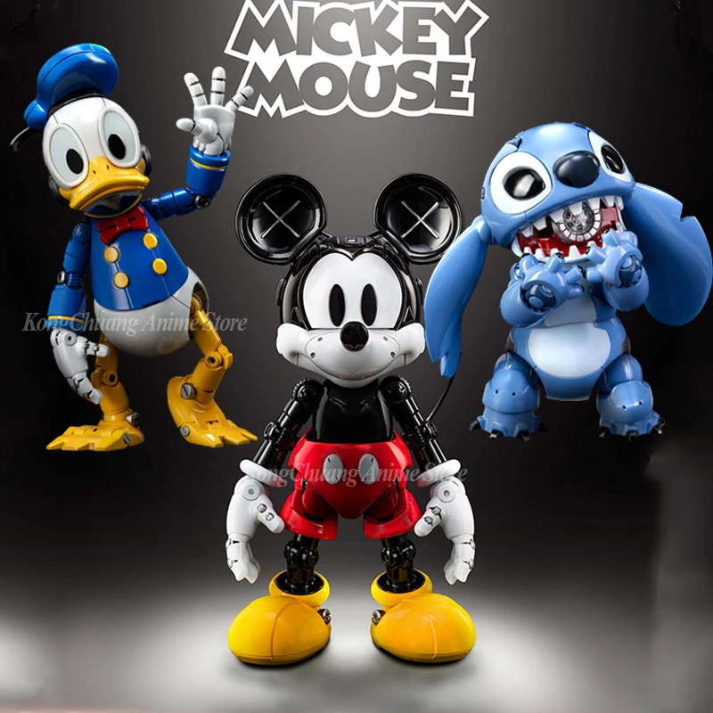 Disney-Mickey-Mouse-Stitch-Mechanically-Action-Figures-Movable-Donald ...