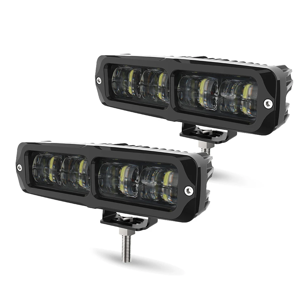 8d 12v 24v Led Bar Off Road 20w 6000k Spot Beam Led Light Bar/work ...