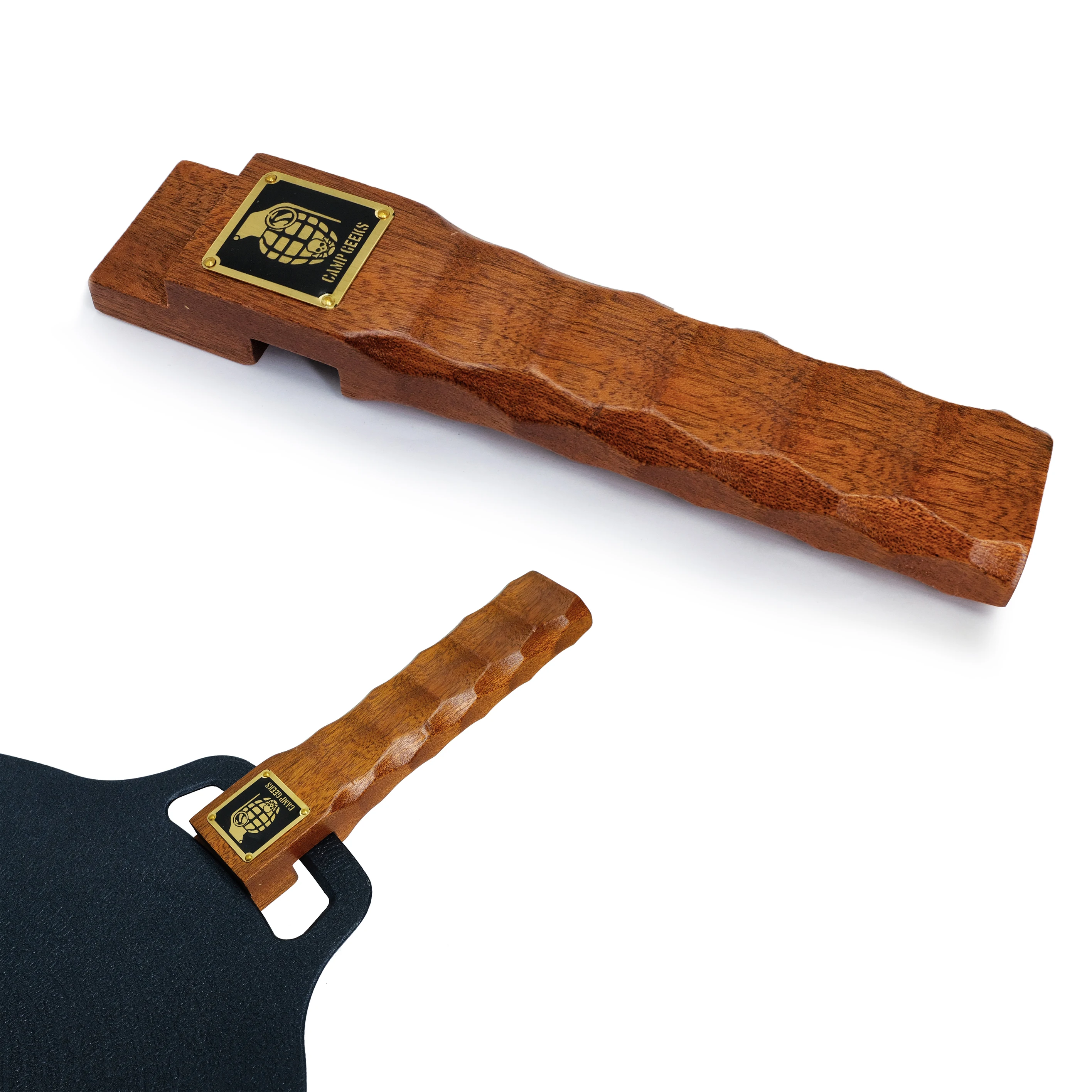 CAMPGEEKS-Multi-griddle-handle-cover-JHQ33cm-grips-wood-iron-plate ...