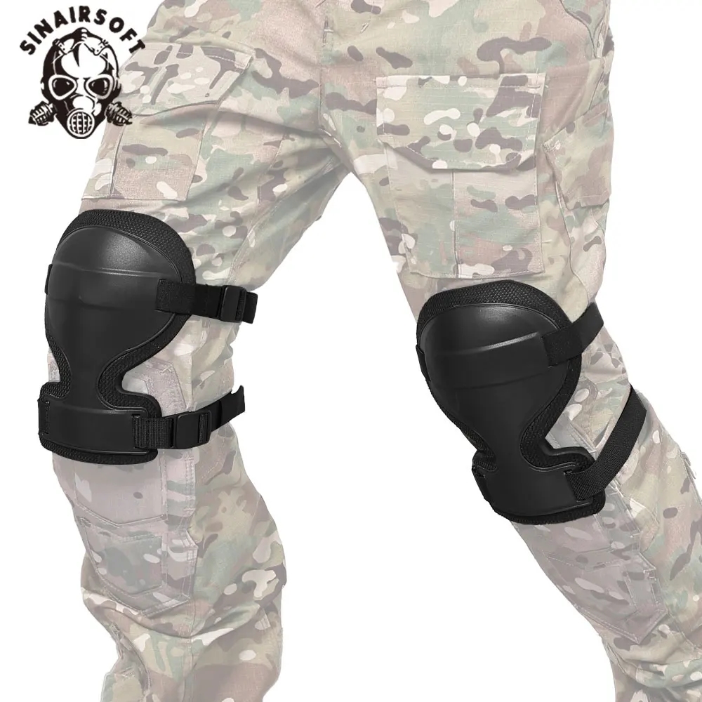 Tactical Airsoft ARC Combat Military Protective Knee Caps Army Durable ...