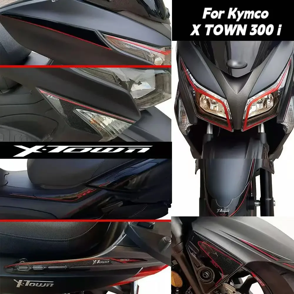 For Kymco X TOWN 300 i Waterproof Protective Sticker Motorcycle 3D ...