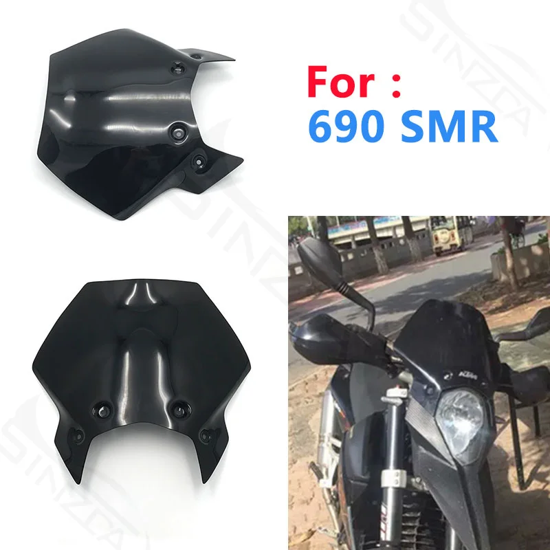 KM-690-SM-SMR-Motorcycle-Lens-Front-Windshield-Windscreen-Wind ...