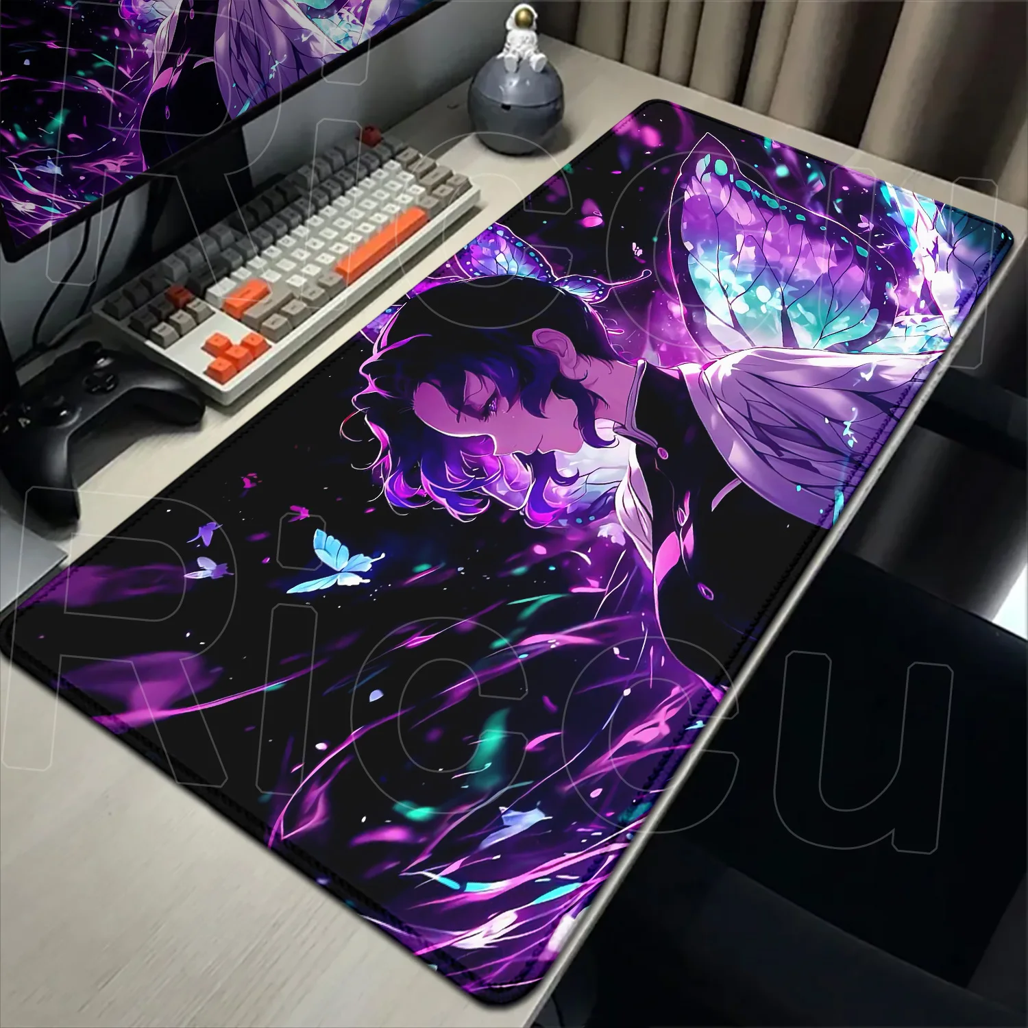 Pretty HD XXL Anime Demon Slayer Kochou Shinobu Mousepad Computer ...