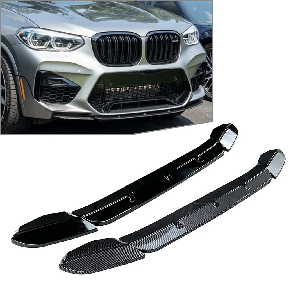 Front-Bumper-Lip-Splitter-Spoiler-Body-Kit-For-BMW-X3M-X4M-F97-F98-Pre ...