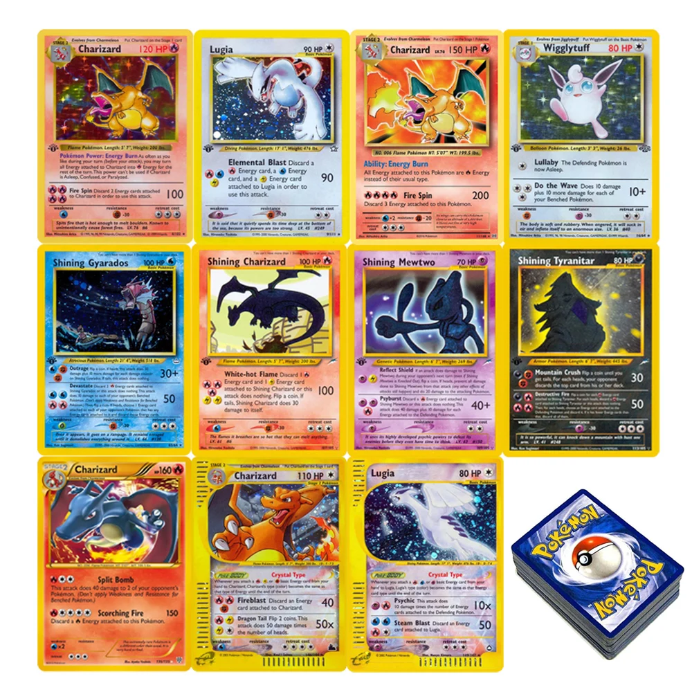 1996-Pok-mon-1st-Edition-Base-Set-Single-Flash-Cards-Shining-Charizard ...