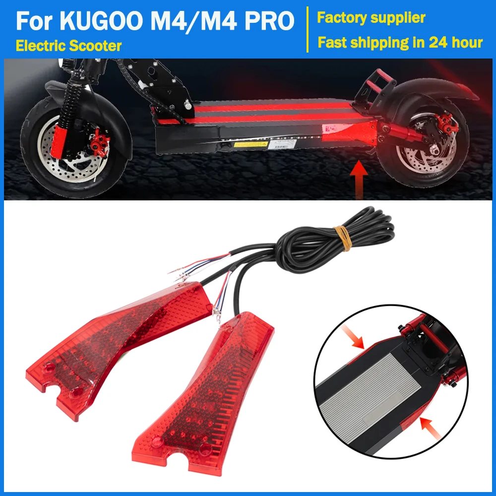 Electric-Scooter-Left-Right-Turn-Signal-Lights-for-KUGOO-M4-M4-PRO-Red ...