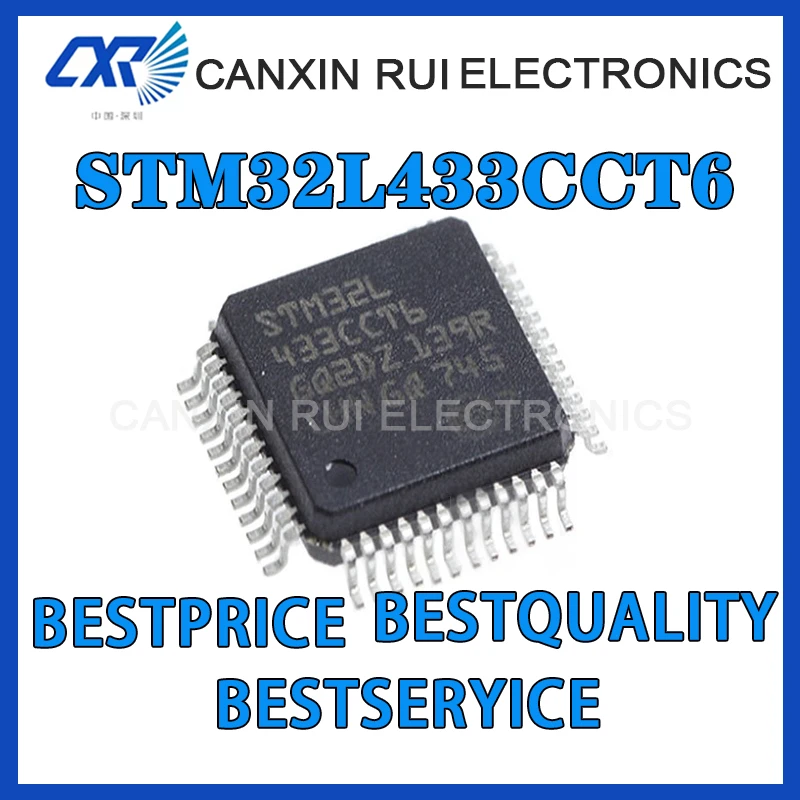 100% new origina STM32L433CCT6 package LQFP 48 microcontroller IC chip ...