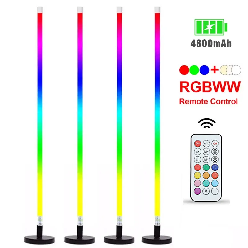 TL 100Pro 4800mAh RGB LED 비디오 라이트 휴대용 튜브 지팡이 CCT 사진 조명 원격 제어 YouTube ...