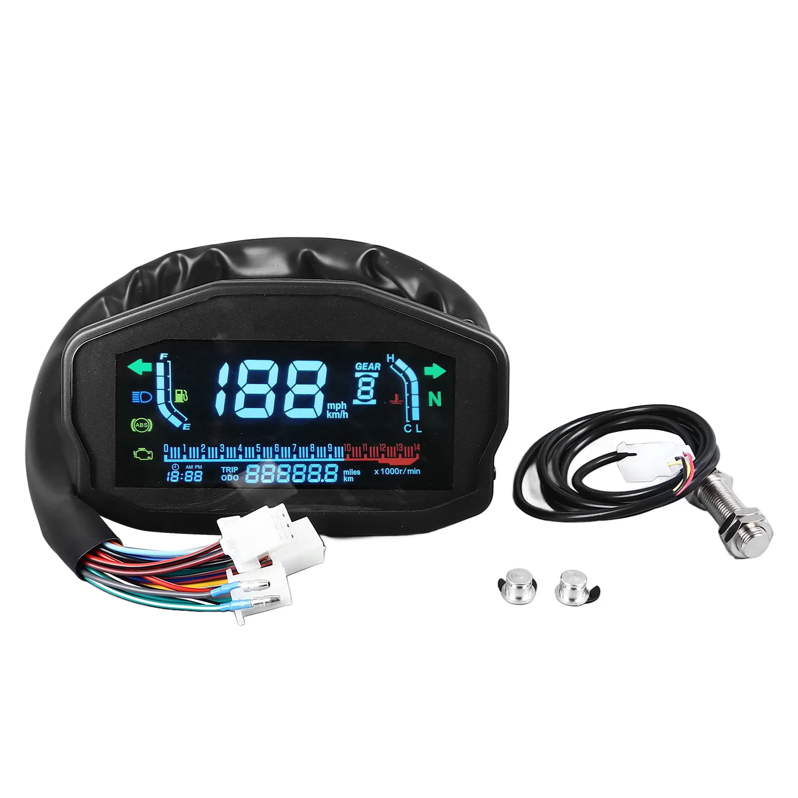Motorcycle-Speedometer-Motorcycle-Instruments-Display-Clear-LCD-Screen ...