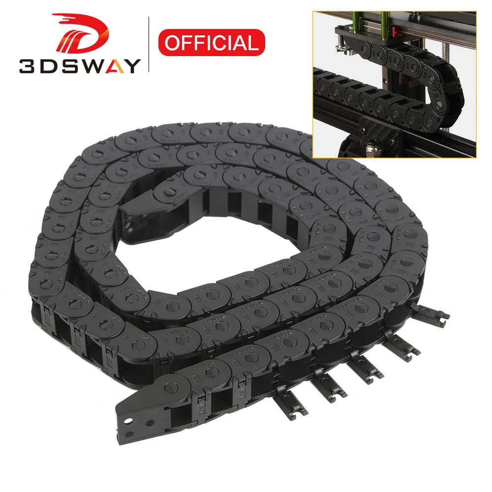 3dsway-piezas-de-impresora-3D-cadena-de-Cable-de-puente-portador-de ...