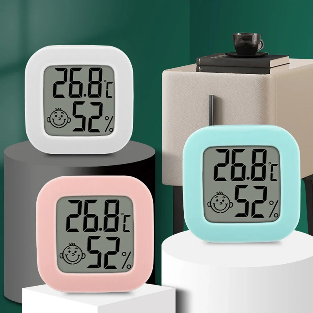 1pc Mini Electronic Temperature Humidity Meter Car Thermometer Display ...