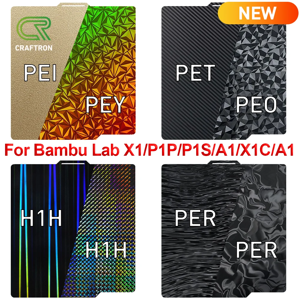 Build-Plate-for-Bambu-Lab-X1-P1P-A1-PEI-Sheet-PEO-pey-Smooth-X1C-PET ...
