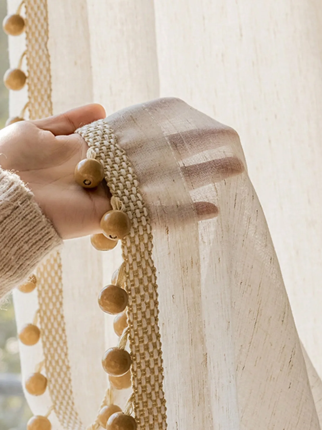 Mahjong French Vintage Cream Window Screen American Countryside Balcony ...