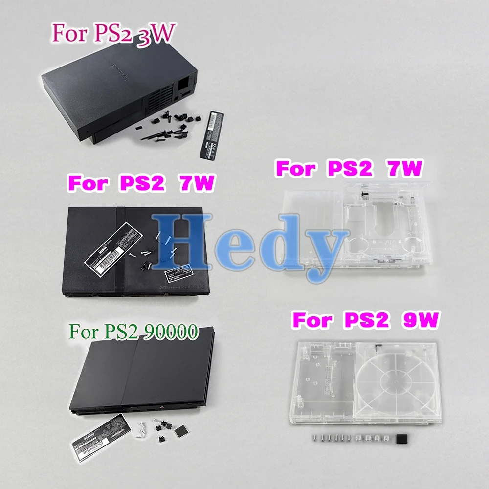 1set-Plastic-For-PlayStation-2-7W-70000-Full-Housing-Shell-Case-With ...