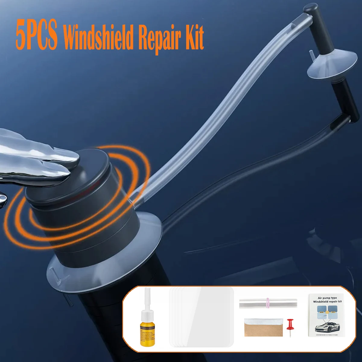5PCS-Car-Windshield-Repair-Kit-Quick-Fix-Cracked-Glass-DIY-Windows ...