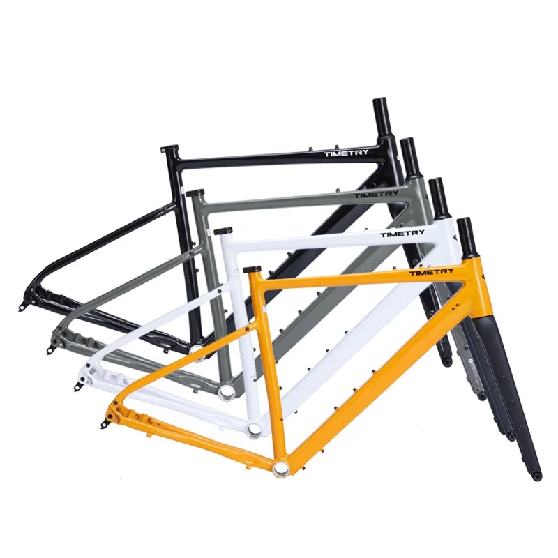 TIMETRY-Gravel-Bike-Frameset-Aluminum-Alloy-Gravel-Road-Bicycle-Frame ...