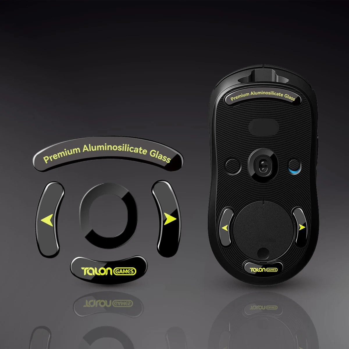 Tacongames-pés De Mouse E Vidro Para Logitech Gpro Sem Fio G Pro X ...