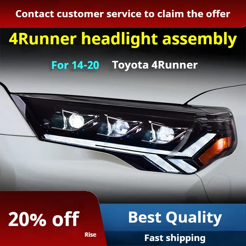 FT Car Lights For Toyota 4Runner Headlights 2014-2020 LED Projetor ...