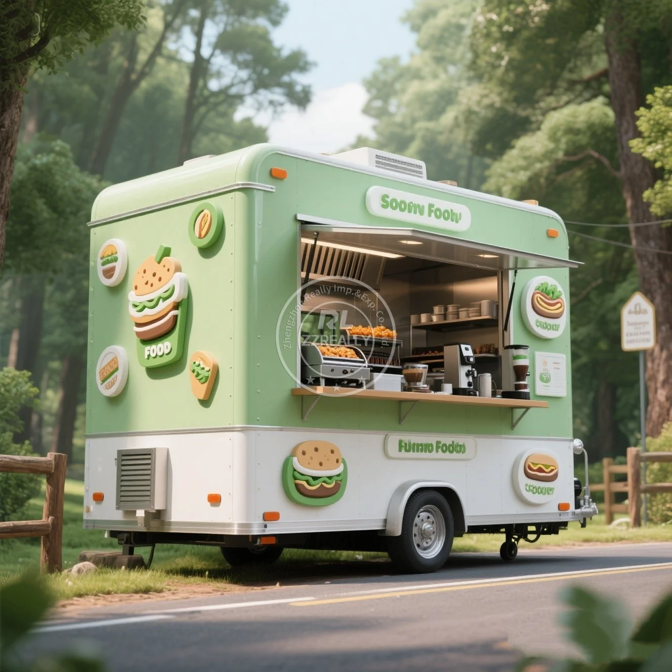 Food Truck Food Trailer Cooking Trailer Kiosk Carritos Para Vender ...