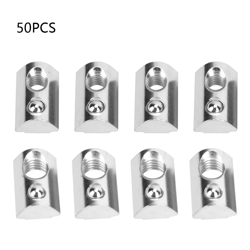 European Standard Elastic Nut Aluminum Profiles T slot Spring Nuts ...