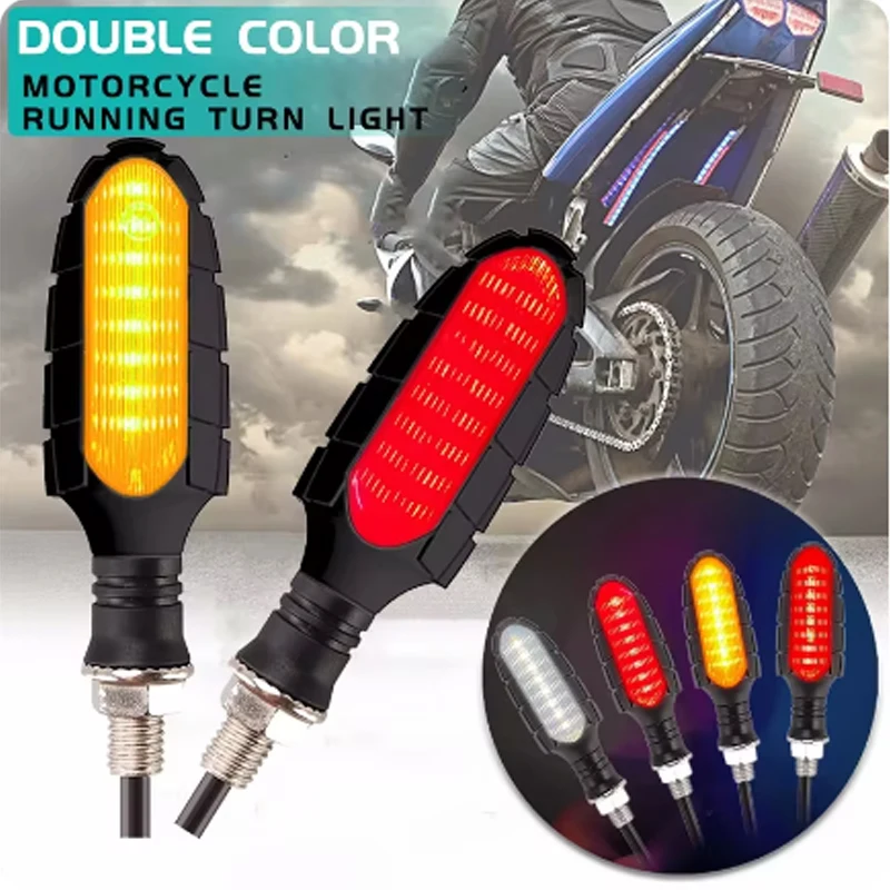 4PCS-16-LED-Motorcycle-Turn-Signal-Lights-Waterproof-DRL-Flasher ...