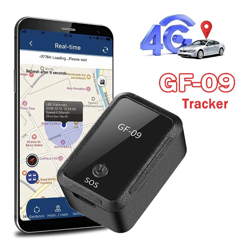 Mini Car Gps Tracker Vehicle Gf-09/07/21car Gps Locator Pet Anti-lost ...