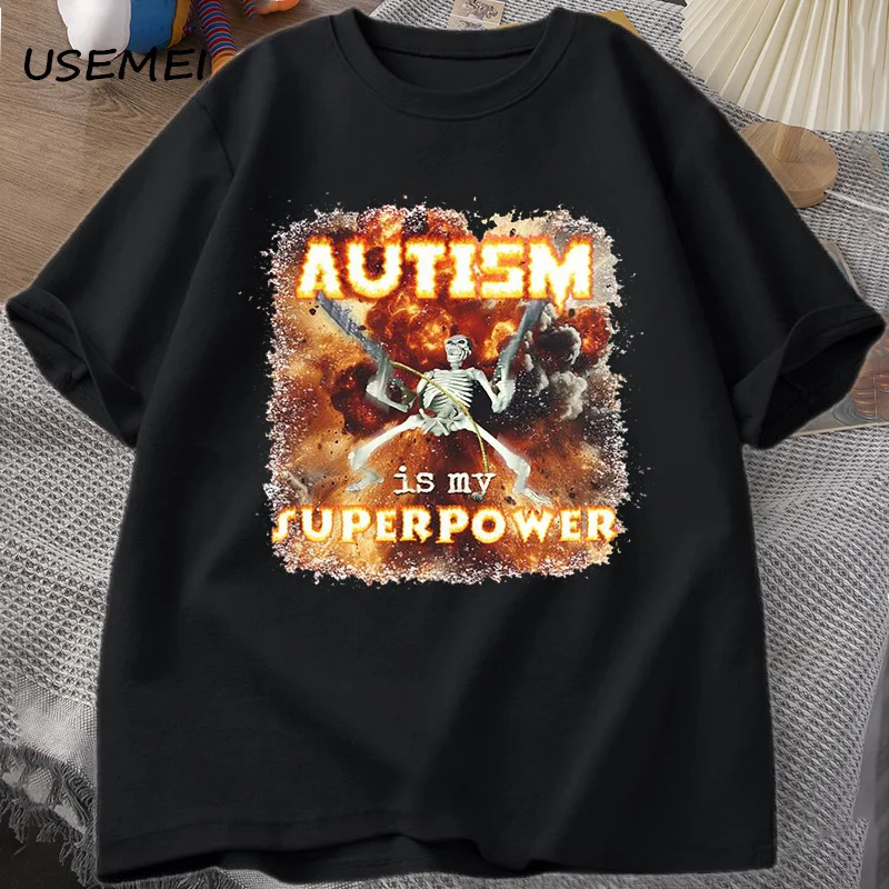 Autism-Superpower-Funny-Skeleton-Meme-T-Shirt-Oddly-Specific-Offensive ...