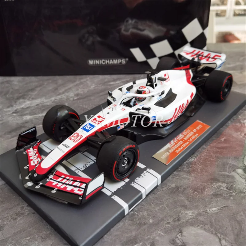 미니챔프 다이캐스트 모델 자동차 장난감 선물, 취미 디스플레이 컬렉션, HAAS F1 VF 22 슈마허 47 ...