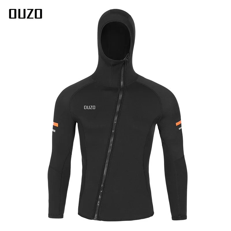 Men-s-1-5mm-Neoprene-Hooded-Diving-Top-Long-Sleeves-Wetsuit-Jacket ...