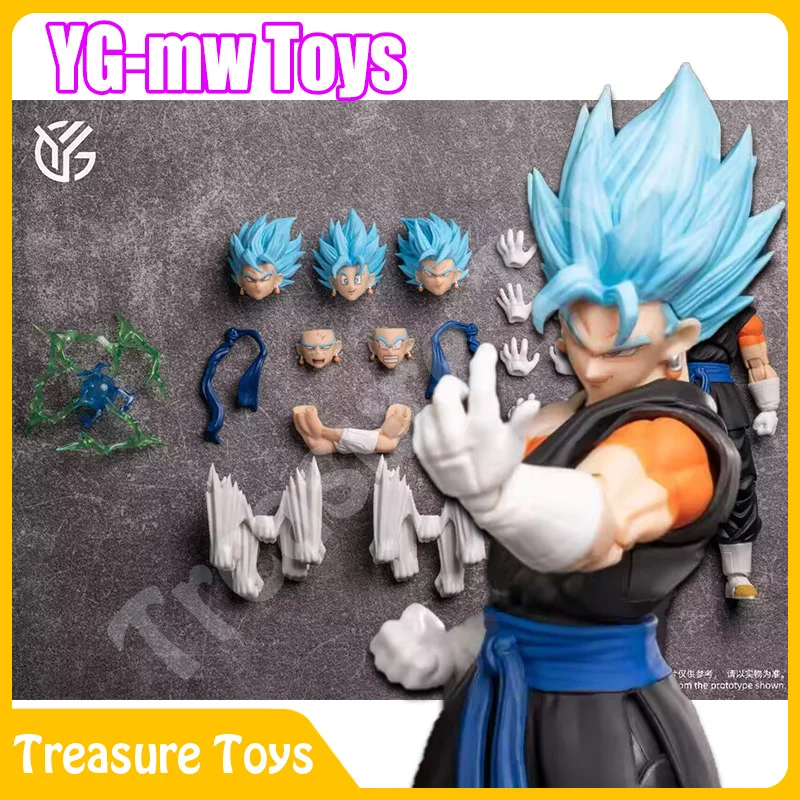 YG-mw Studio Vegito Figure Dragon Ball SHF Super Saiyan God Vegito ...